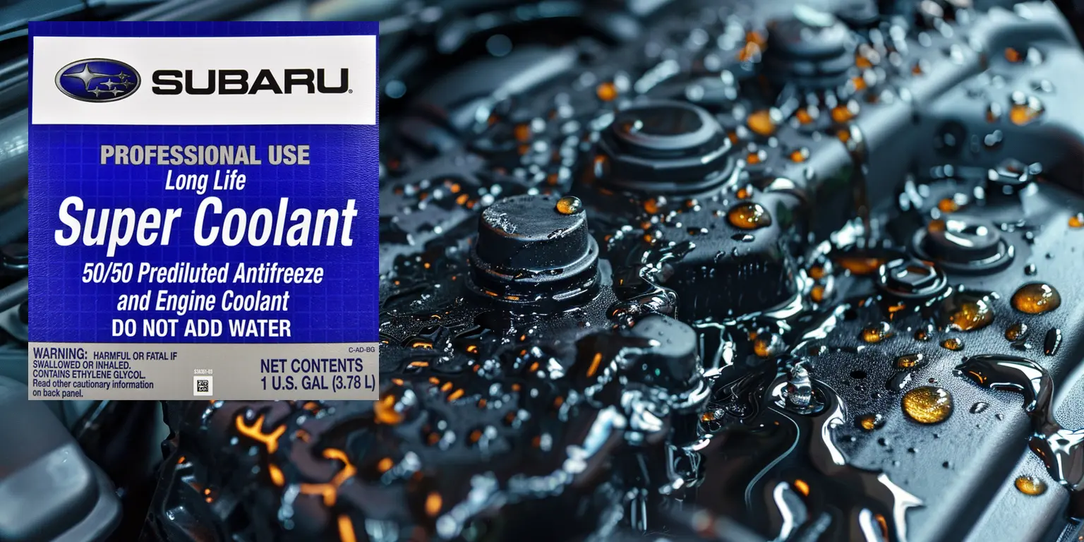 Subaru Outback (BR) - Engine coolant - Subaru super coolant ...