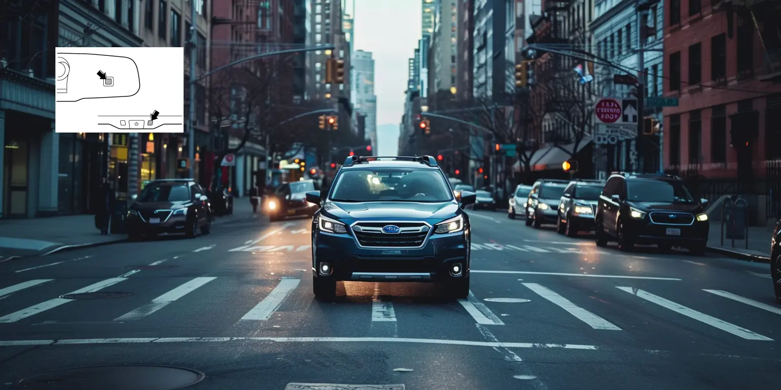 Subaru Outback (BR) - Photosensors in the mirror - Auto-dimming mirror ...